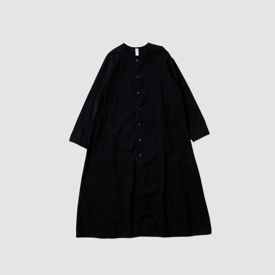 Cotton long simple coat / Pre-order – Yoli